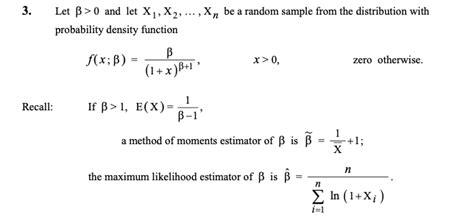 3 Let ß 0 And Let X1 X2 Xn Be A Random