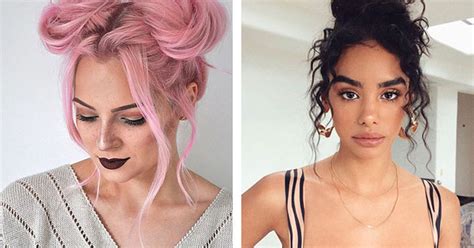 Зачіска пучок як зробити на середнє і коротке волосся