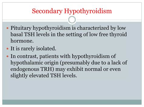 Thyroid Function Tests And Their Interpretations PPTX Thyroid Disorders Endocrine And