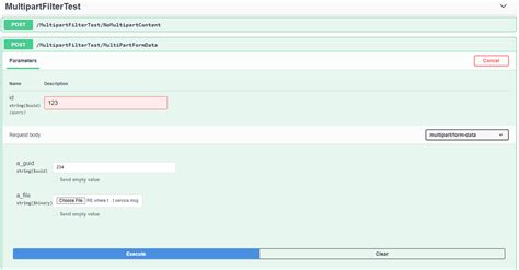 C Swashbuckleswagger Ui Not Validating Guid Format Stack Overflow