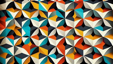 Generative Ai A Grid Pattern For A Structured And Organized Website Design Stock Illustration