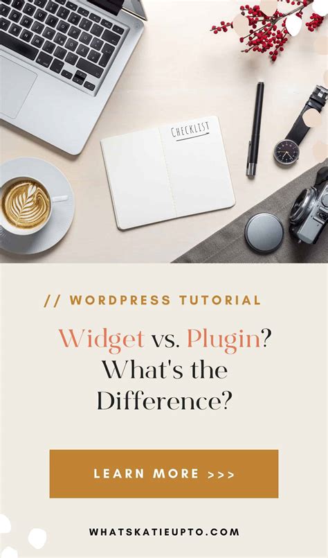 The Difference Between A Wordpress Widget And Plugin Katie Grazer Blog