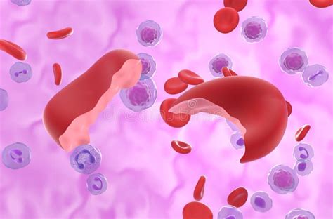 Hemolytic Anemias Stock Illustrations 2 Hemolytic Anemias Stock