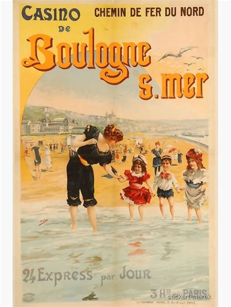 NORD Boulogne Sur Mer Vintage Travel Poster Poster By Stickart Marek