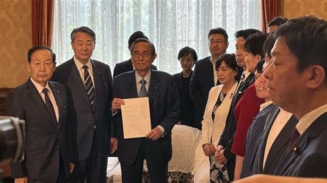 【速報】内閣不信任案を提出 立憲民主党 きょう午後､否決見通し｜fnnプライムオンライン
