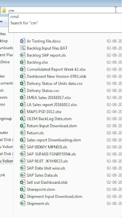 copy file names from a folder into excel shorts youtube