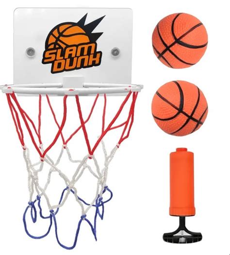 Basketbalring Met Basketballen En Pomp Basketball Basketbalnet Mini