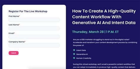 Live Workshop How To Create A High Quality Content Workflow With