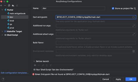 Relative Dart Entrypoint · Issue 6678 · Flutterflutter Intellij · Github