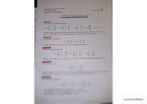 Solution Calcul Matriciel Studypool Solution Calcul Matriciel Studypool