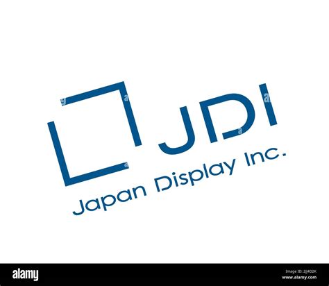 Japan Display Rotated Logo White Background Stock Photo Alamy