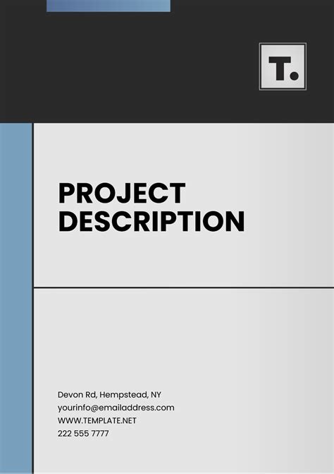 Free Project Templates To Edit Online
