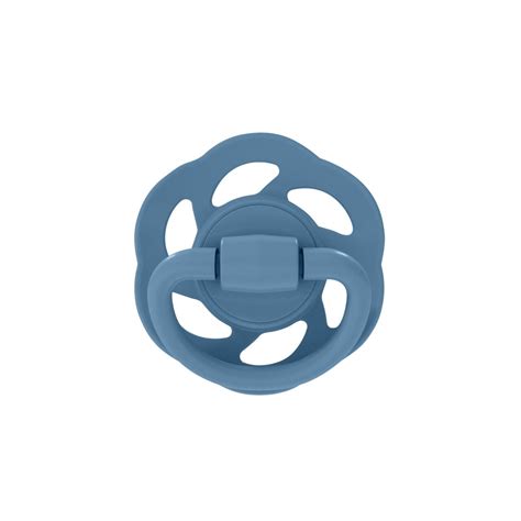 Set 2 Suzete Cu Tetina Rotunda Din Latex Natural Si Inel Ch Bebe Tei