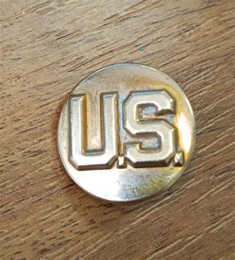 DISQUE DE COL US Army WW WWII Collar B EUR PicClick FR