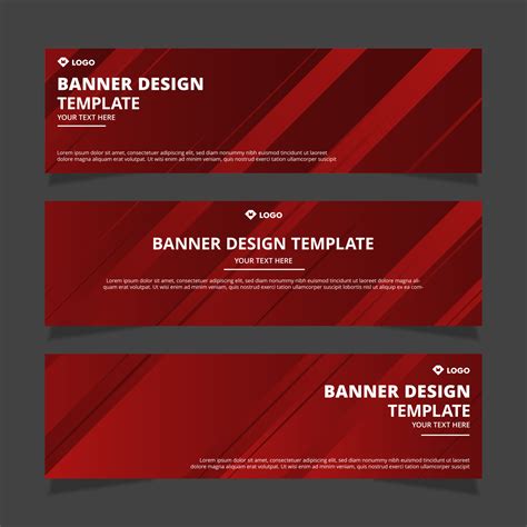conjunto de moderno resumen vector pancartas diseño modelo Listo para utilizar en web o
