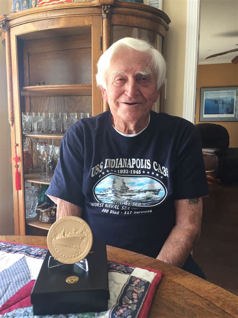 Statue To Honor Ships Last Survivor Hometown Heroes Radio