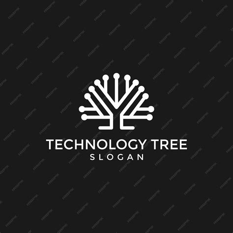 Premium Vector Tree Technology Network Connection Creative Vector