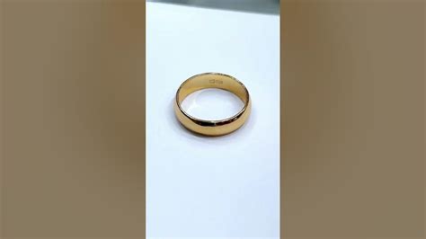 ‏دوب له ذهب عيار 18 صب Wedding Ring Special Order 18 Carat Solid Youtube