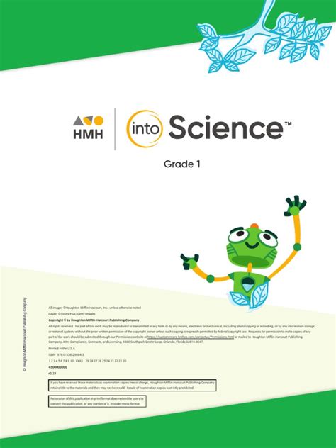 Hmh Into Science Grade 1 Pdf