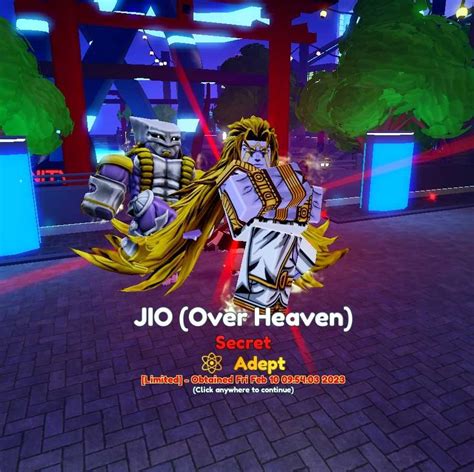 Anime Adventures Dio Over Heaven READY TO SELL AND DELIVER