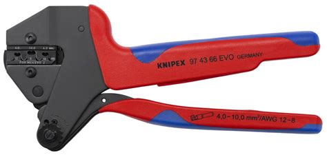 Knipex 97 43 66 Evo Crimp System Pliers Mc4 Evo 2 Solar Connectors