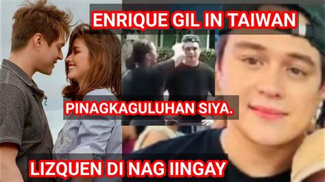 Lizquen Hindi Nag Iingay Enrique Gil Dinumog Sa Taiwan First Filming
