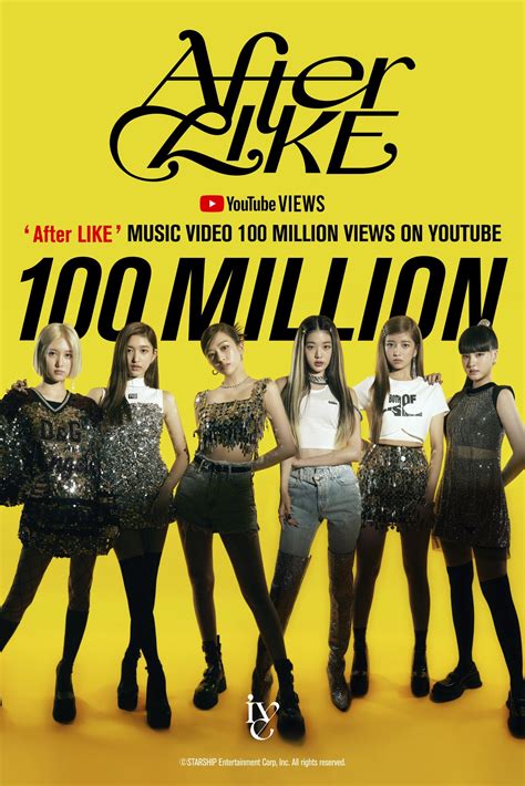Ives After Like Becomes Their 3rd And Fastest Mv To Surpass 100