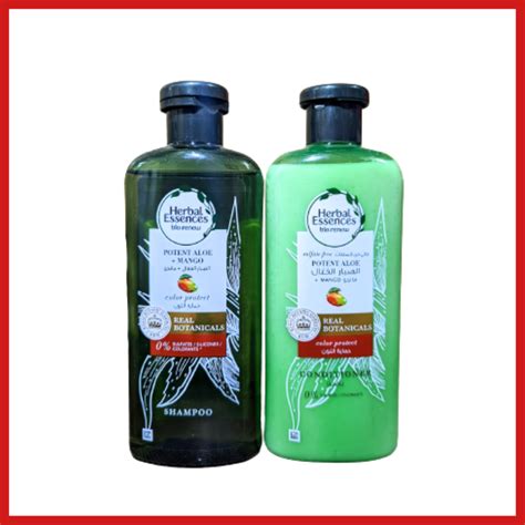 Herbal Essences Shampoo Conditioner Bundle Mango Potent Aloe W Free Colgate Herbal Shopee