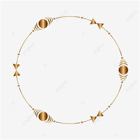 원형 금색 테두리 골든 김 바퀴 황금 테두리 Png 일러스트 및 벡터 에 대한 무료 다운로드 Pngtree