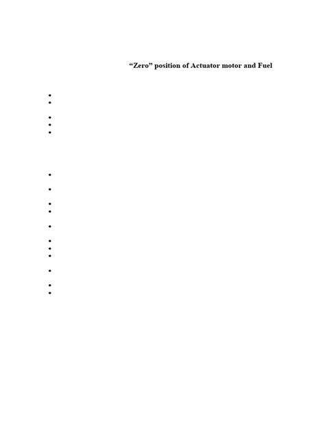 Ac C20 Calibration Of Actuator Pdf