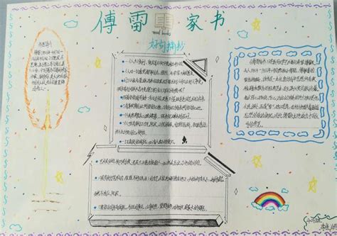 《傅雷家书》思维导图手抄报 傅雷家书手抄报 普车都