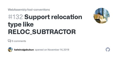 Support Relocation Type Like Relocsubtractor · Issue 132