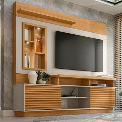 Estante Home para TV até 60 Polegadas 2 Portas Led Eldorado Linea
