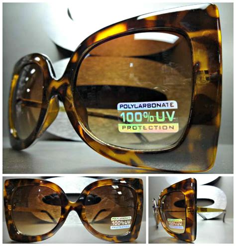 Oversize Exaggerated Vintage Retro Cat Eye Style Sunglasses Large