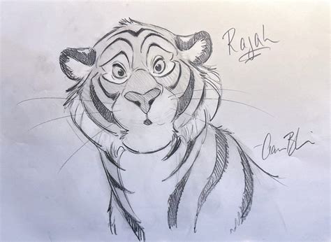 Rajah Aaron Blaise Original Drawing The Art Of Aaron Blaise