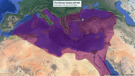 Mapping The Capitals Of The Roman Empire Centrici