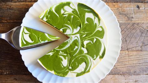 抹茶マーブルレアチーズケーキmatcha Unbaked Cheesecake Youtube