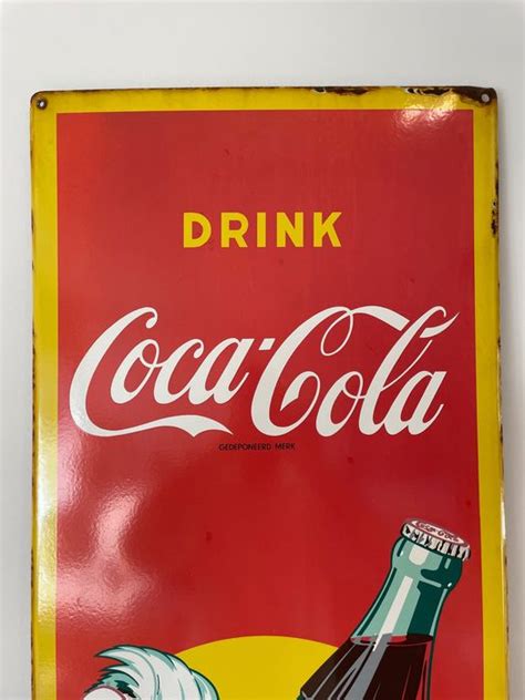 Coca Cola Emaillerie Belge Plaque émaillée 1 Auctionlab NEWS