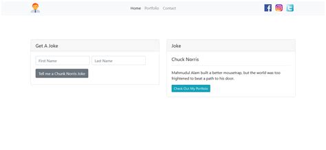 GitHub Devmahmud Personal Portfolio Personal Django Portfolio Project With Chuck Norris Joke Api