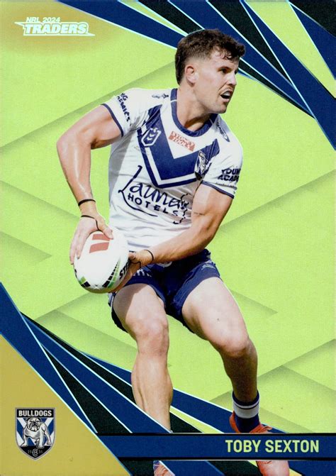 2024 Nrl Traders Gold Specials Gs027 Toby Sexton Canterbury Bulldogs