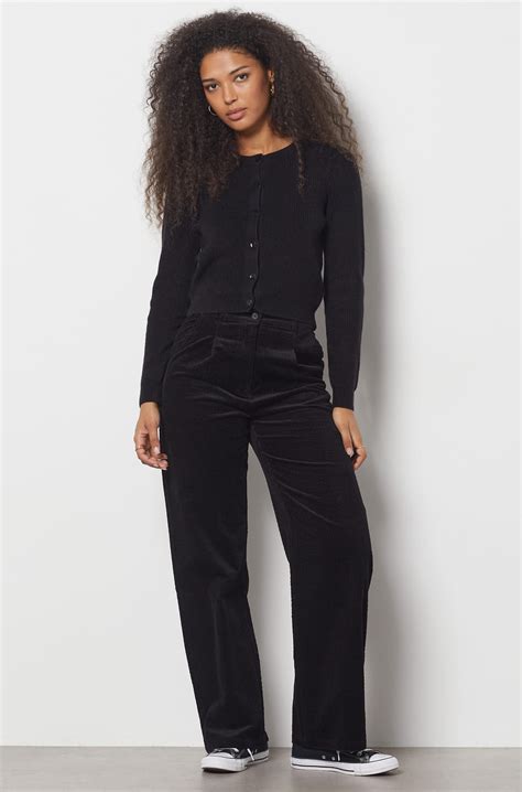 Pantalon En Velours Côtelé Noury Noir Etam