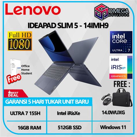 Jual Lenovo Ideapad Slim Imh Ultra H Gb Gb W Ohs Wuxga Shopee Indonesia