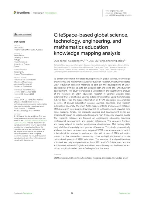 pdf citespace based global science technology engineering and