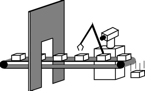 A Robot And A Conveyor Belt Download Scientific Diagram