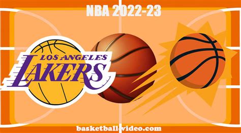 Los Angeles Lakers Vs Phoenix Suns Dec 19 2022 Full Game Replay Nba