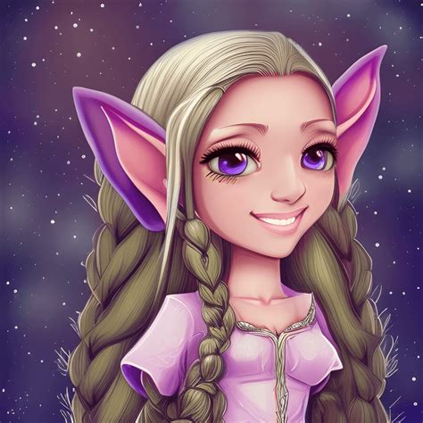 32k Detailed Beautiful Female Elf · Creative Fabrica