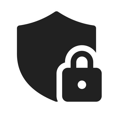 Ic Fluent Shield Lock Filled Icon Free Download