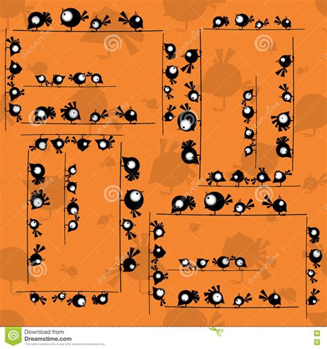 Decorative Template Frame Seamless Pattern Vector Stock Illustration Illustration Of