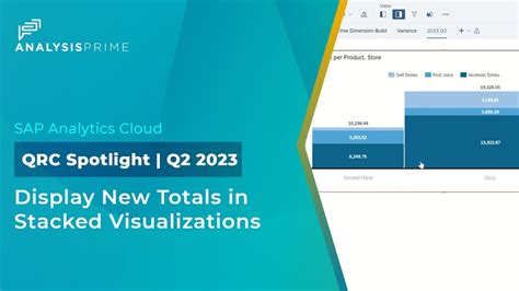 Showhide Totals And Display New Totals In Stacked Visualizations Youtube