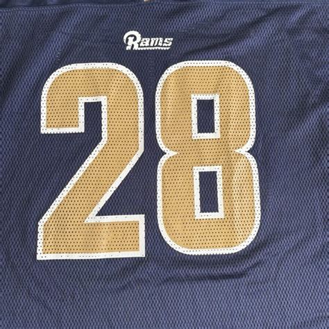 St Louis Rams Marshall Faulk 28 Reebok Nfl Jersey Size Xl Ebay